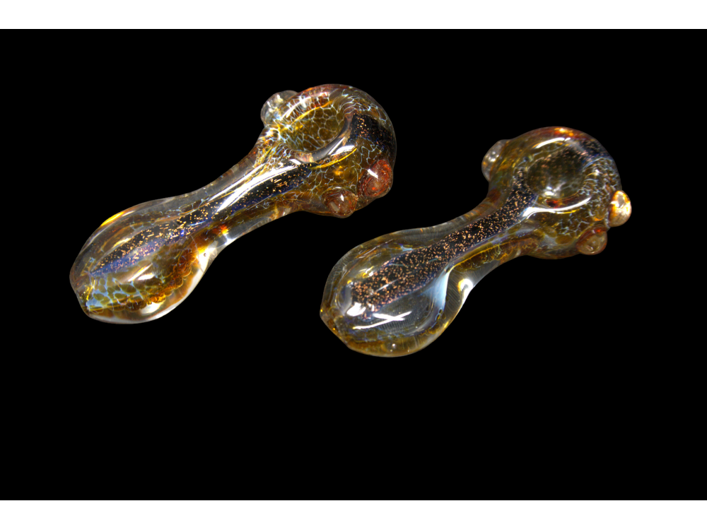 DICHRONIC FLAT MOUTH HAND PIPE FOR SMOKING